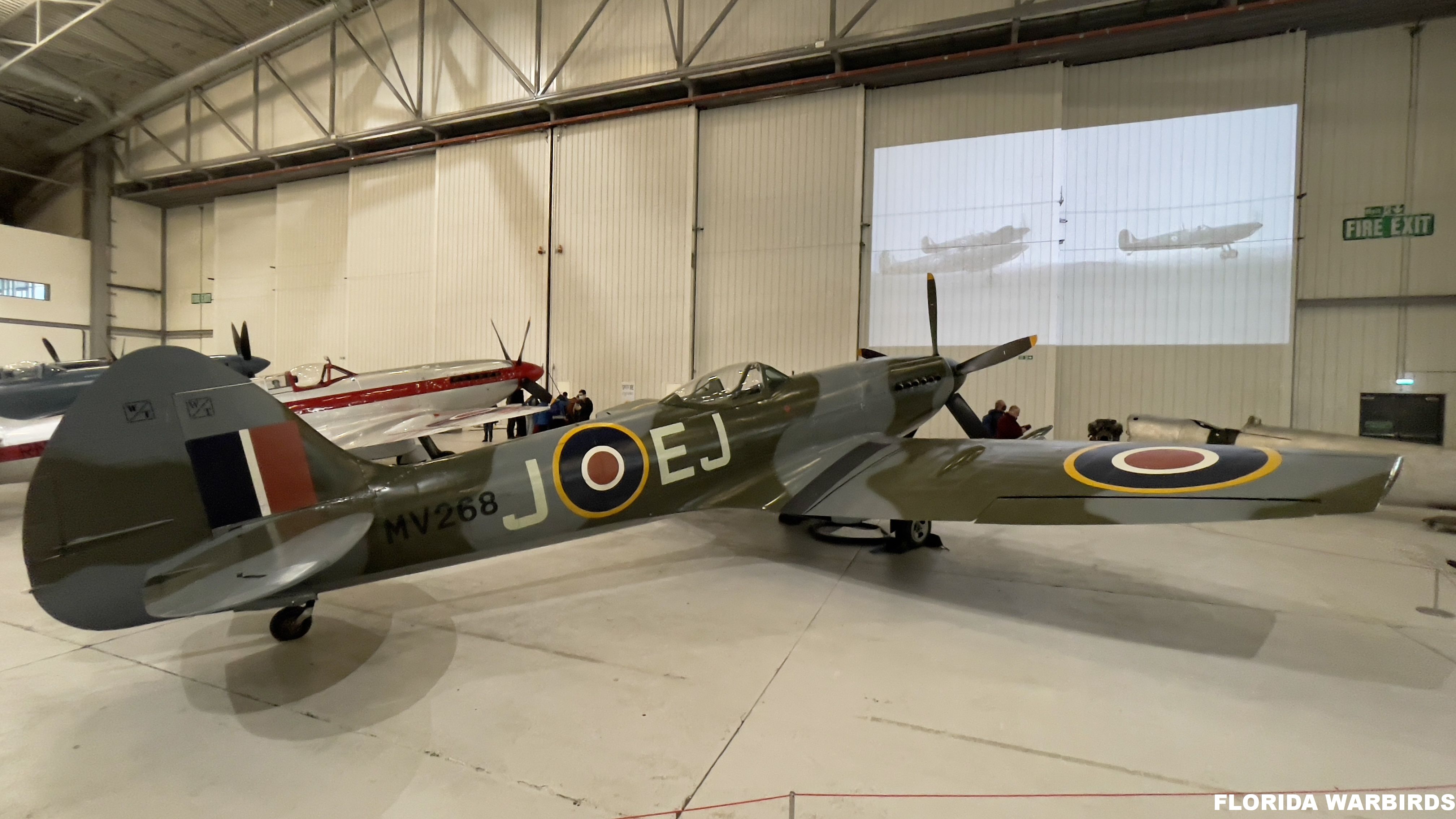 Spitfire display at the Imperial War Museum – Florida Warbirds